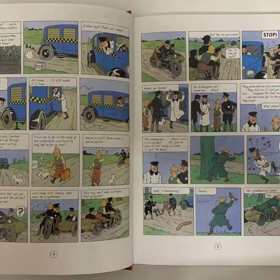 The Adventures Of Tintin Comic Strip