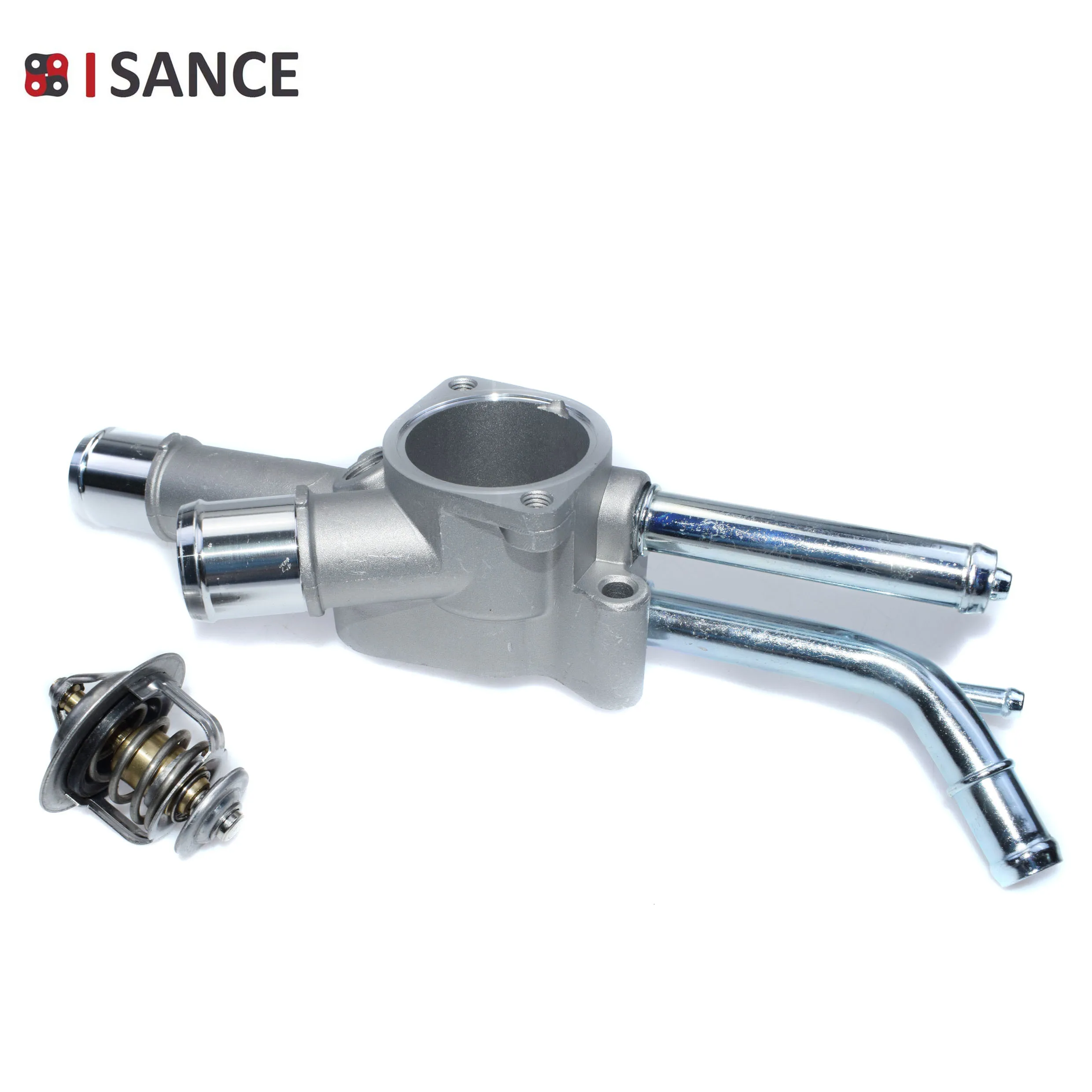 Engine Coolant Thermostat + Housing 25620-23501 25500-23001 For Kia ...