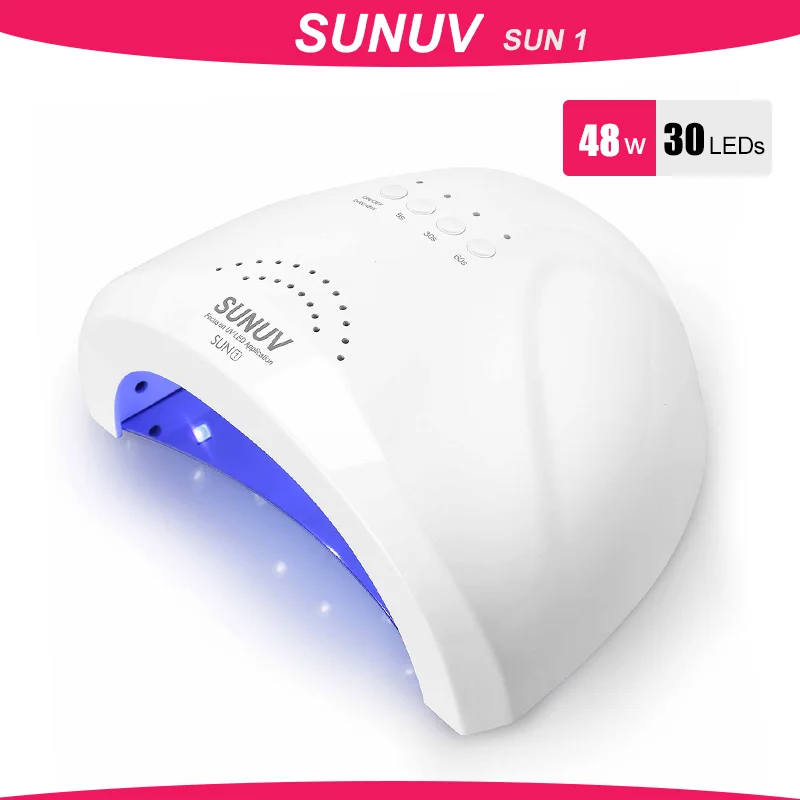 SUNUV secador de uñas de Gel SUNone, lámpara UV de 48W, luz LED UV ...