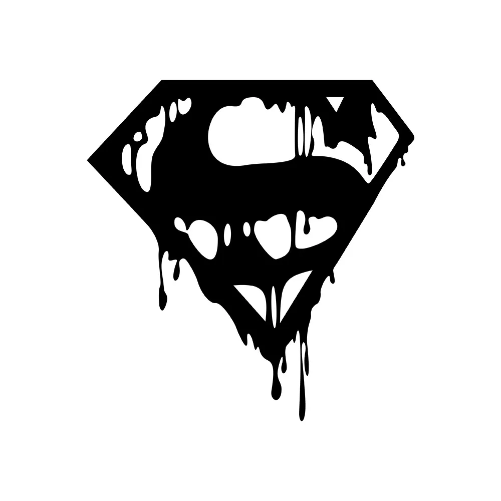 Superman Splatter Art