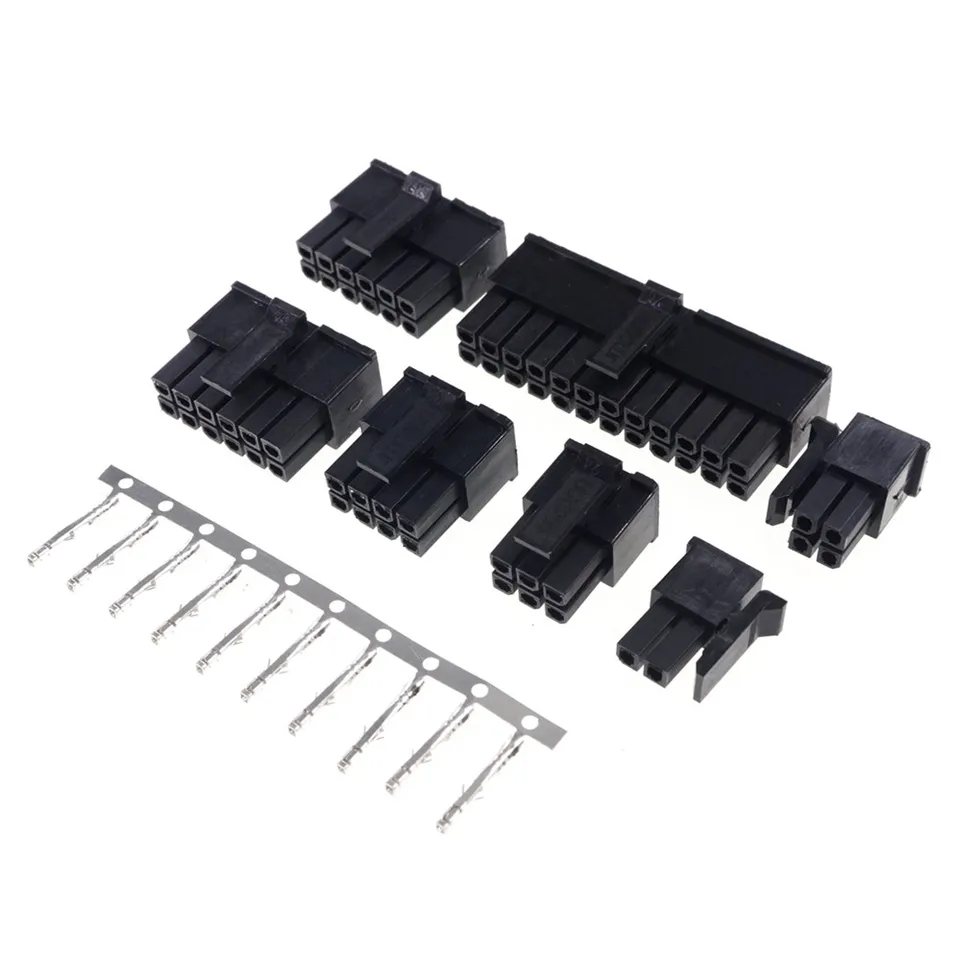 Molex Mini Fit Connectors Molex (18-Pin) 18 Circuit Connector - Wire ...