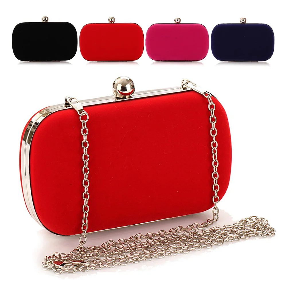 2021 Fashion Flannel Evening Bag Wedding Bride Clutch Luxury Handbags ...