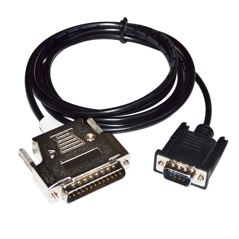 RS232 DB9 9PIN MALE TO DB25 MALE ADAPTER GT01 C30R4 25P CABLE FOR ...