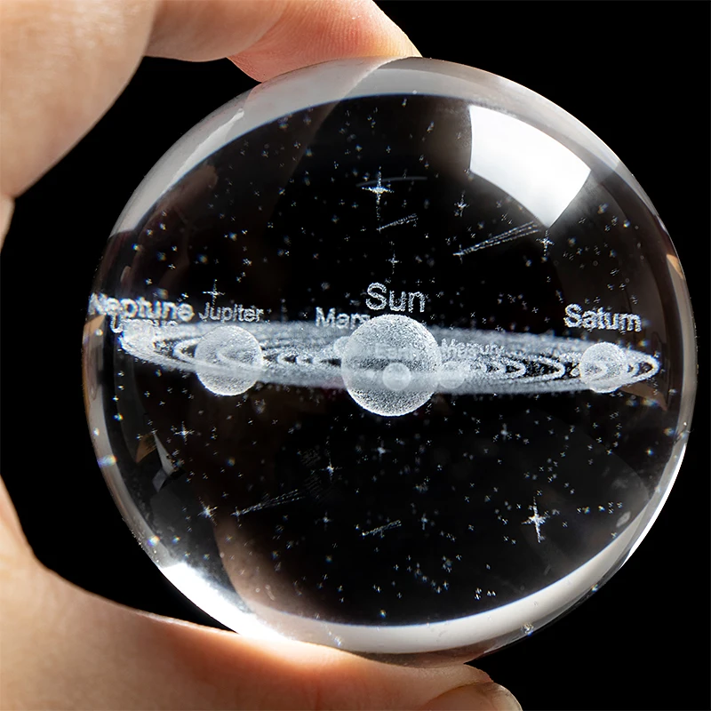 Solar System Glass Ornament