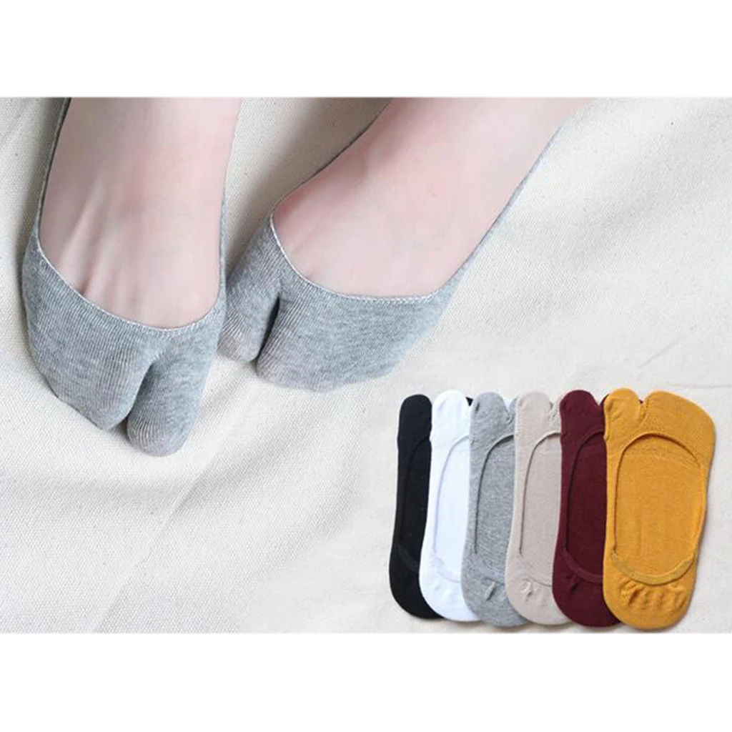 Women-s-Big-Toe-Flip-Flop-Socks-women-short-cotton-summer-thin-sock ...