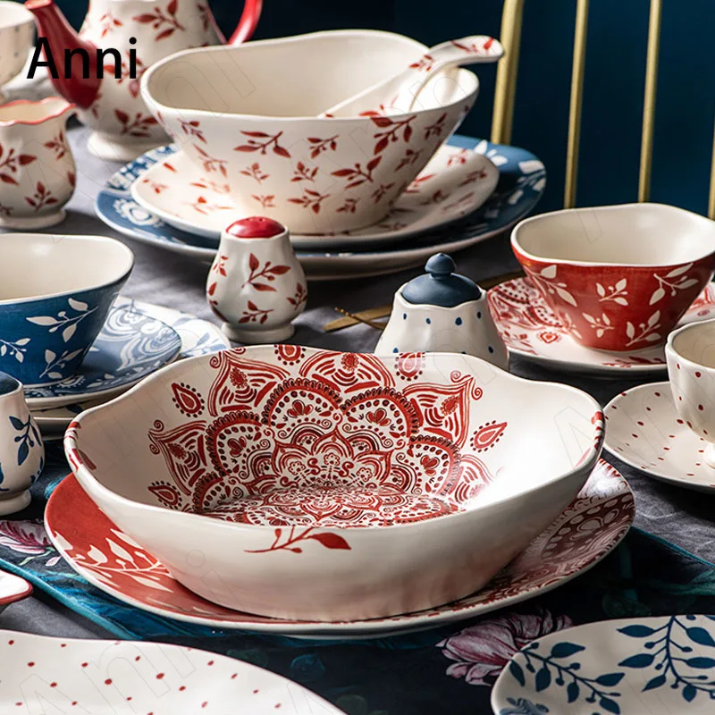 Conjunto-de-placas-cer-micas-pintadas-para-decora-o-de-casa-n-rdico ...