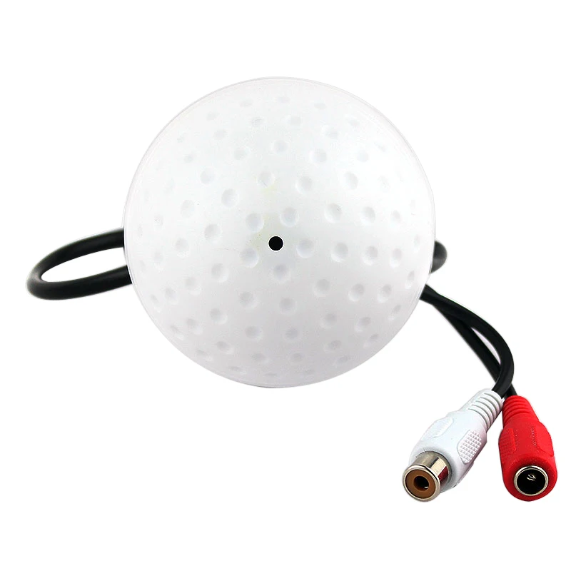 SMTKEY Mini Dome CCTV Microphone CCTV Audio Input Wide Range CCTV ...