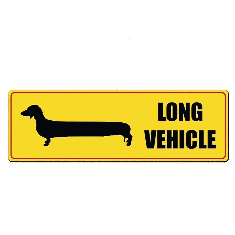 LONG VEHICLE Sticker Decal Vinyl Trailer Van Bus Truck Car Offroad 4x4 ...