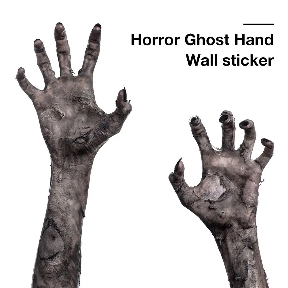 Ghost Hand Halloween Wall Sticker Horror Glass Window Living Room ...