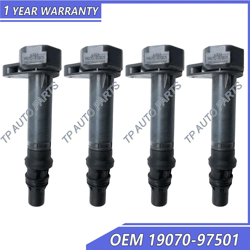 4 Pieces Ignition Coil OEM 19070 97501 1907097501 Compatible With ...