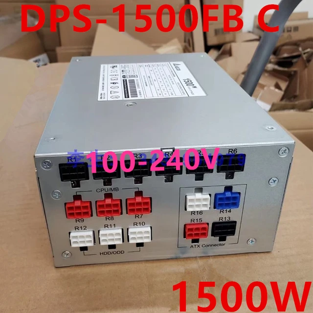 Original PSU For Delta 80plus Gold Support dual CPU 4-way 2080Ti 1500W ...
