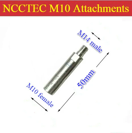 50mm length Extension connection rod shaft for angle grinder | 2'' M10 ...