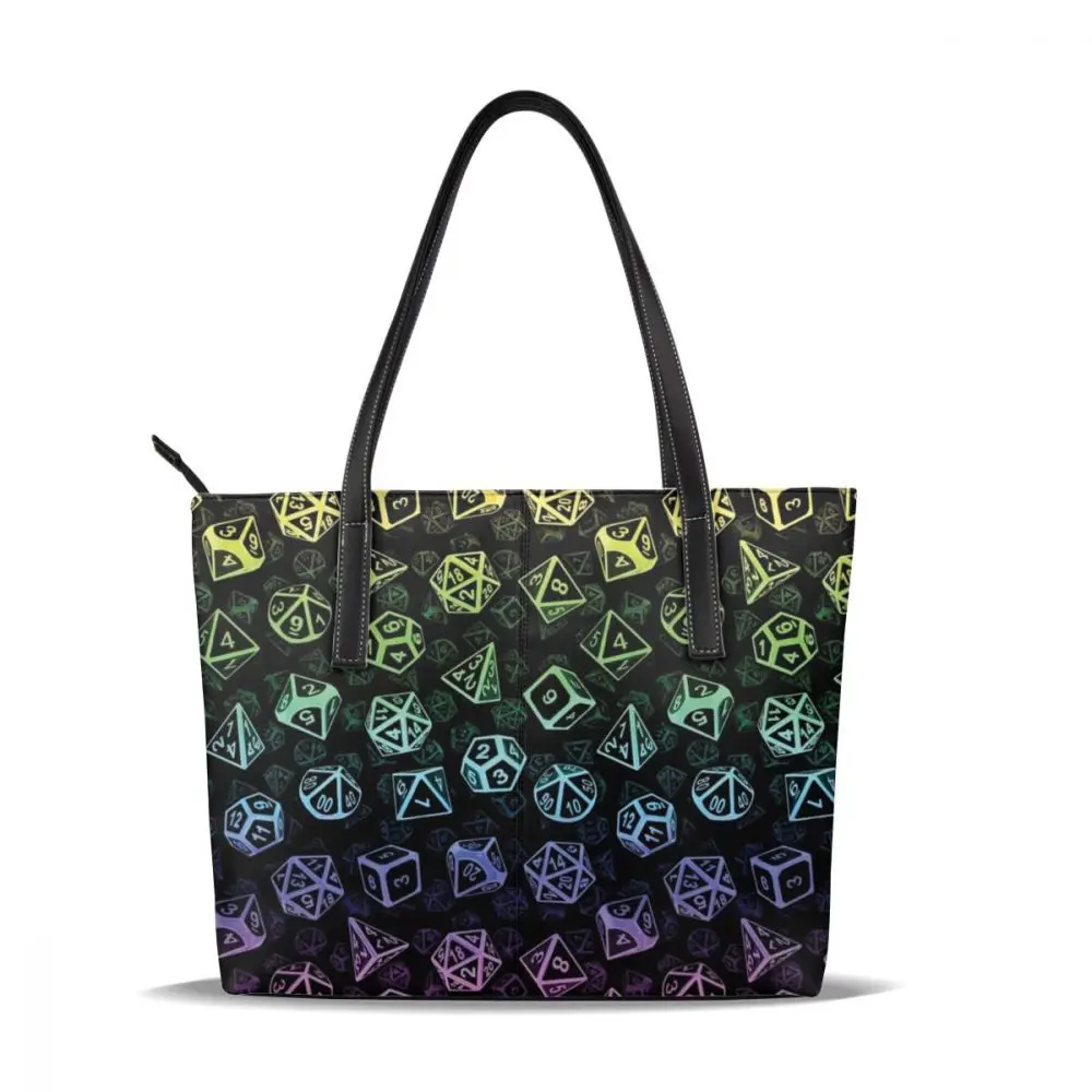 Rainbow Gay Pride Flag PU Leather Tote Bag - Queerks™