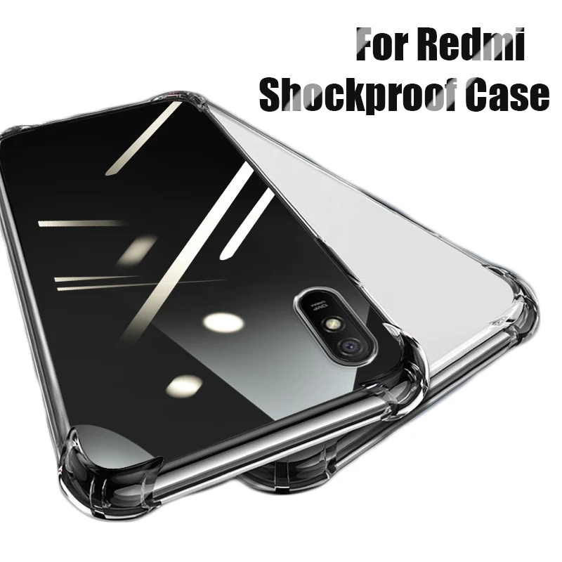 Clear-Shockproof-Phone-Case-For-Xiaomi-Redmi-Note-9s-9T-10-8-7-Pro ...