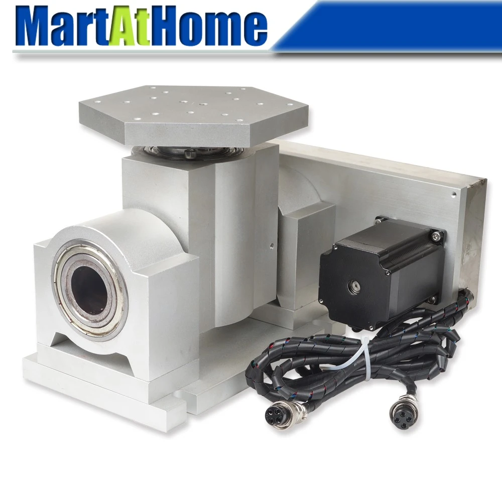 Cra405 Cnc Rotary Axis Indexer Table 4th & 5th Axis A-axis B-axis With ...