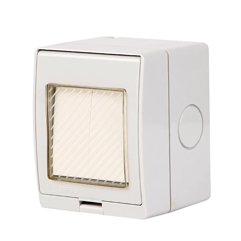 2 Gang Switch Wall Button Switch Waterproof Wall Switch IP55