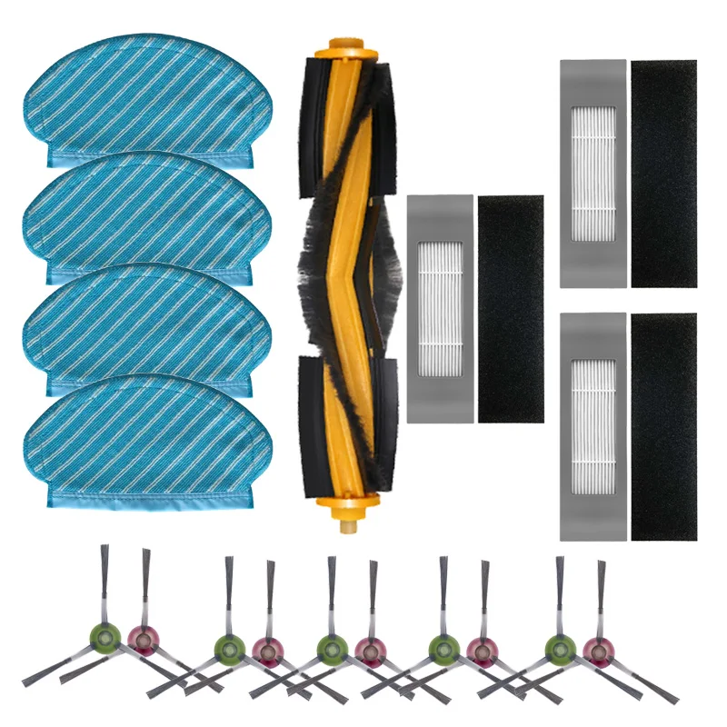 Brush Filter Kits for Ecovacs Deebot OZMO 920 950 Vauum Cleaner Mop ...