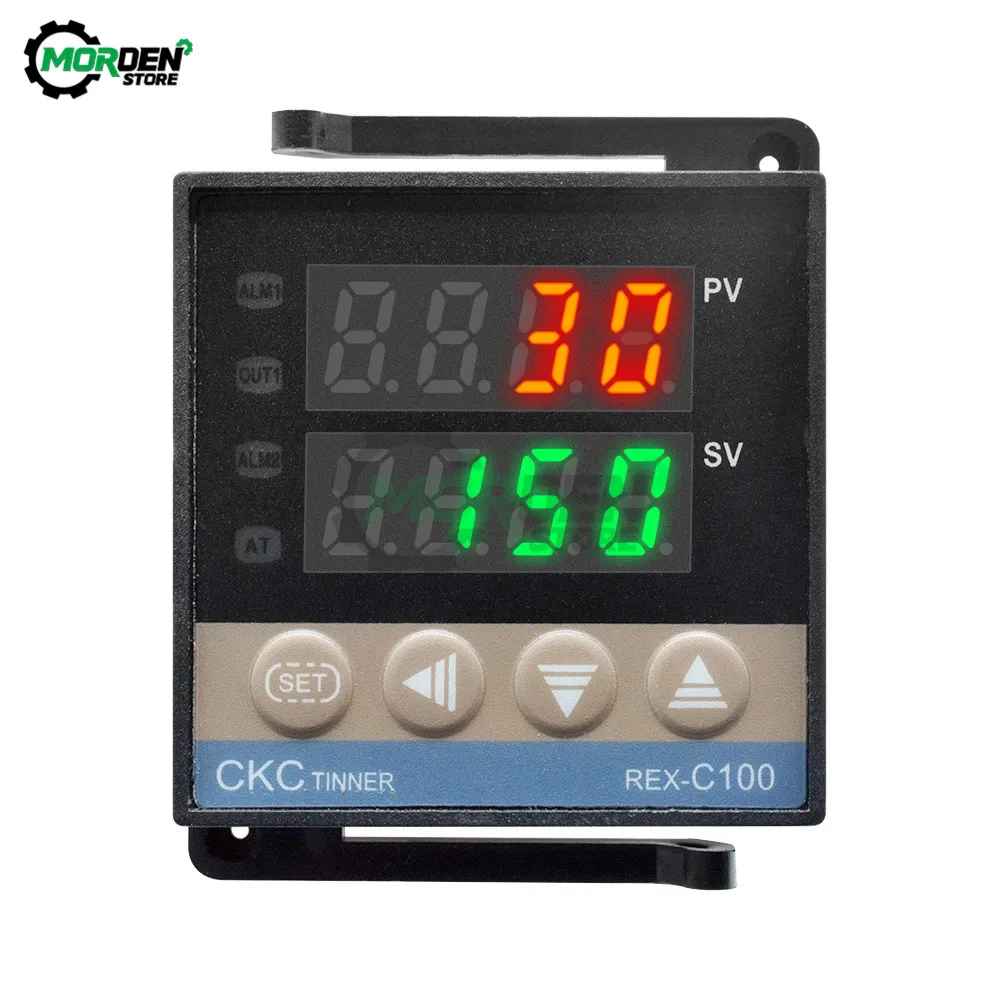 AC100-240V-REX-C100-PID-Temperature-Controller-Digital-Thermostat-SSR ...