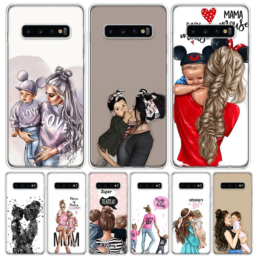 Baby-Mom-Girls-For-Samsung-Galaxy-S24-S23-S21-S22-Ultra-S10-Plus-S20-FE ...