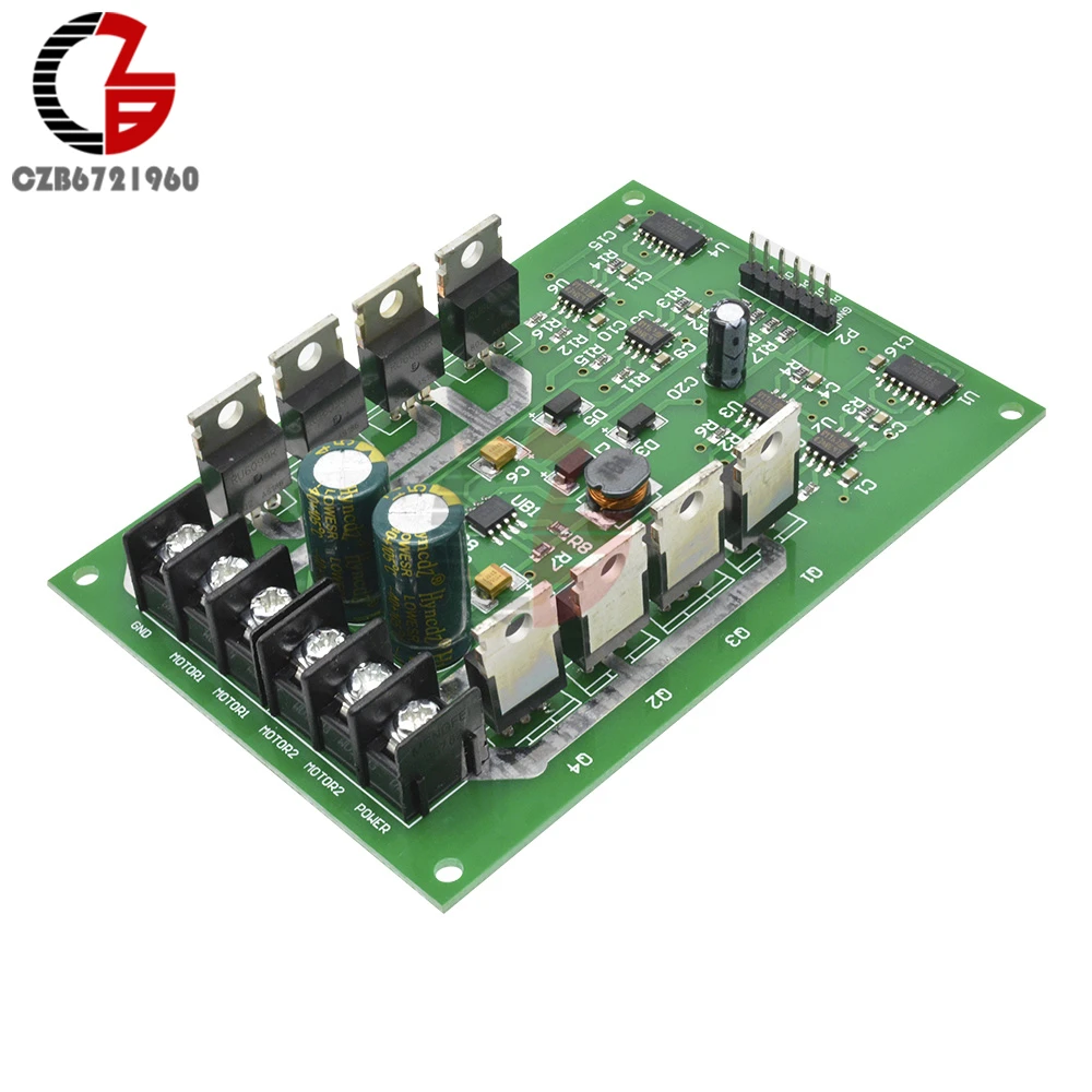 DC 5V 12V 24V 15A Dual H Bridge DC Motor Driver Module Motor Drive ...