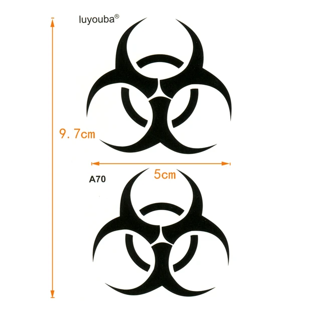Radioactive Symbol Tattoo