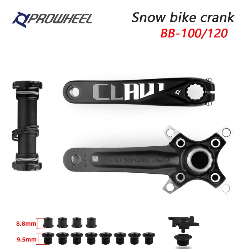 Prowheel-Snow-Bike-Crank-CLAW-TT-MPX11-170mm-Crank-with-Bottom-bracket ...