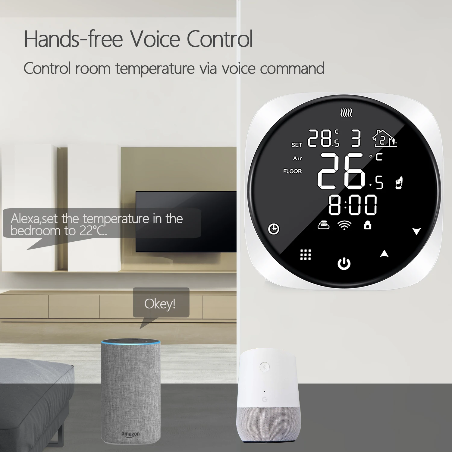 Other Security & Surveillance - Wifi Smart Thermostat for Water/Electric Floor Heating/Water Gas ...