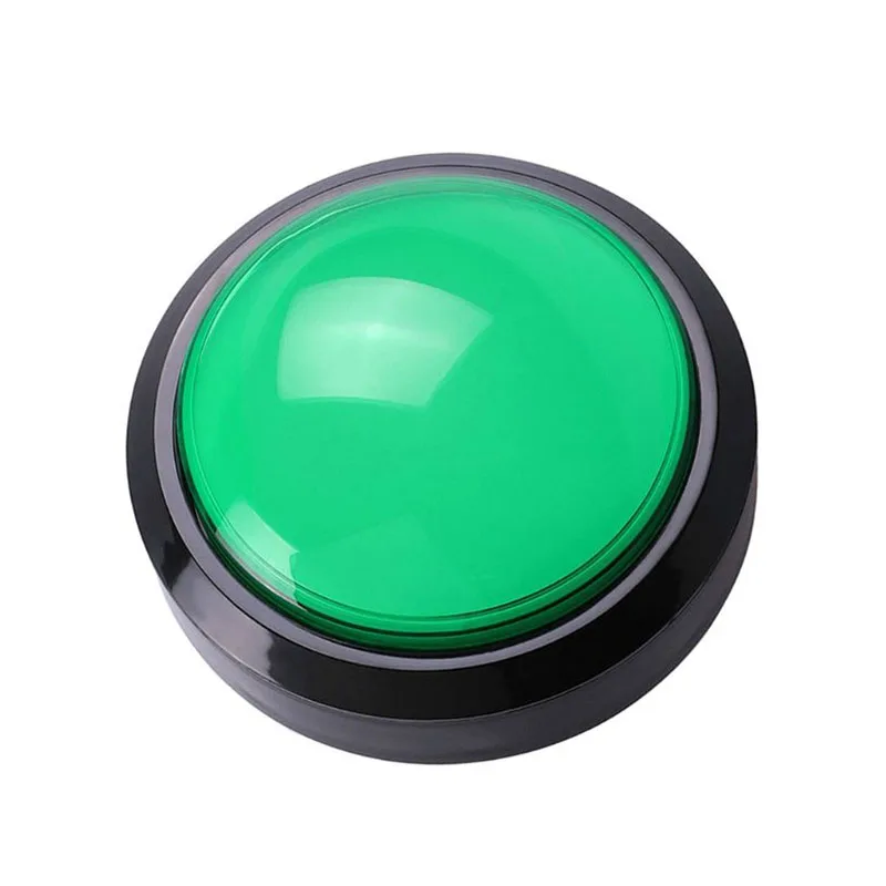 10 Units 100mm LED Illuminated Arcade Push Buttons – Hubzig