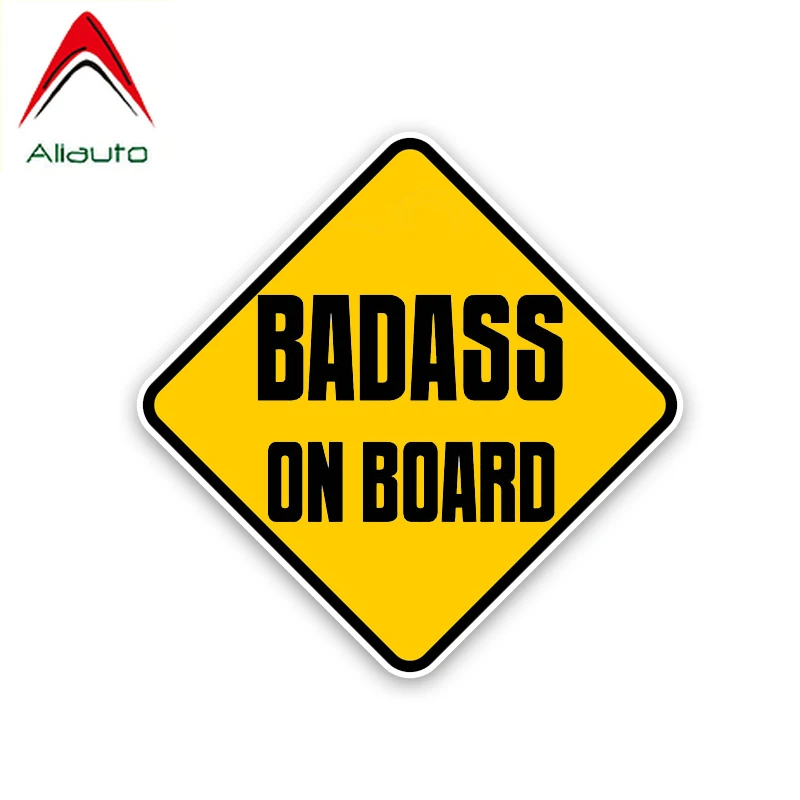 Aliauto-Funny-Car-Sticker-Badass-on-Board-Decoration-PVC-Waterproof ...