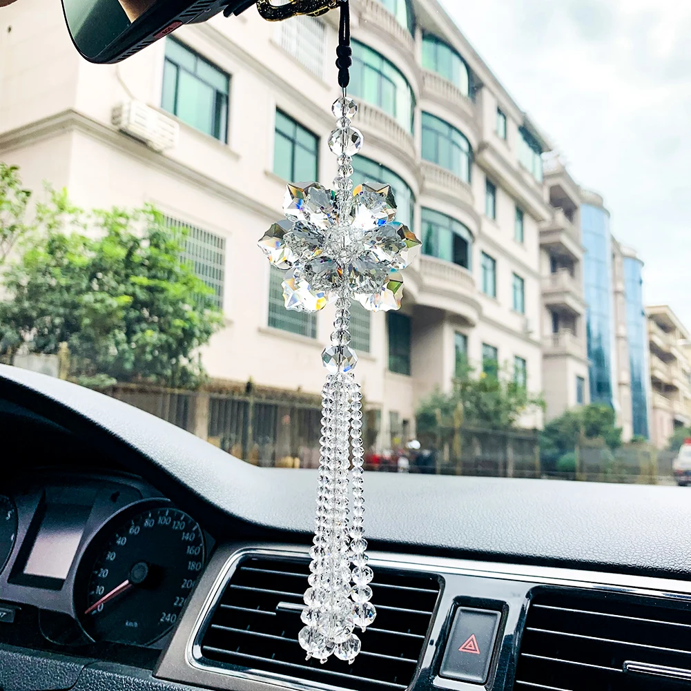 Car-Pendant-Transparent-3-Layers-Maple-Leaf-Crystal-Decoration ...