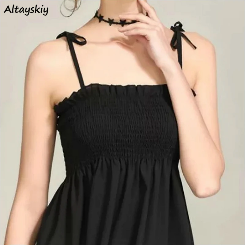 Camisoles-Women-Off-Shoulder-Stretch-Solid-Elegant-Adjustable-Chiffon ...