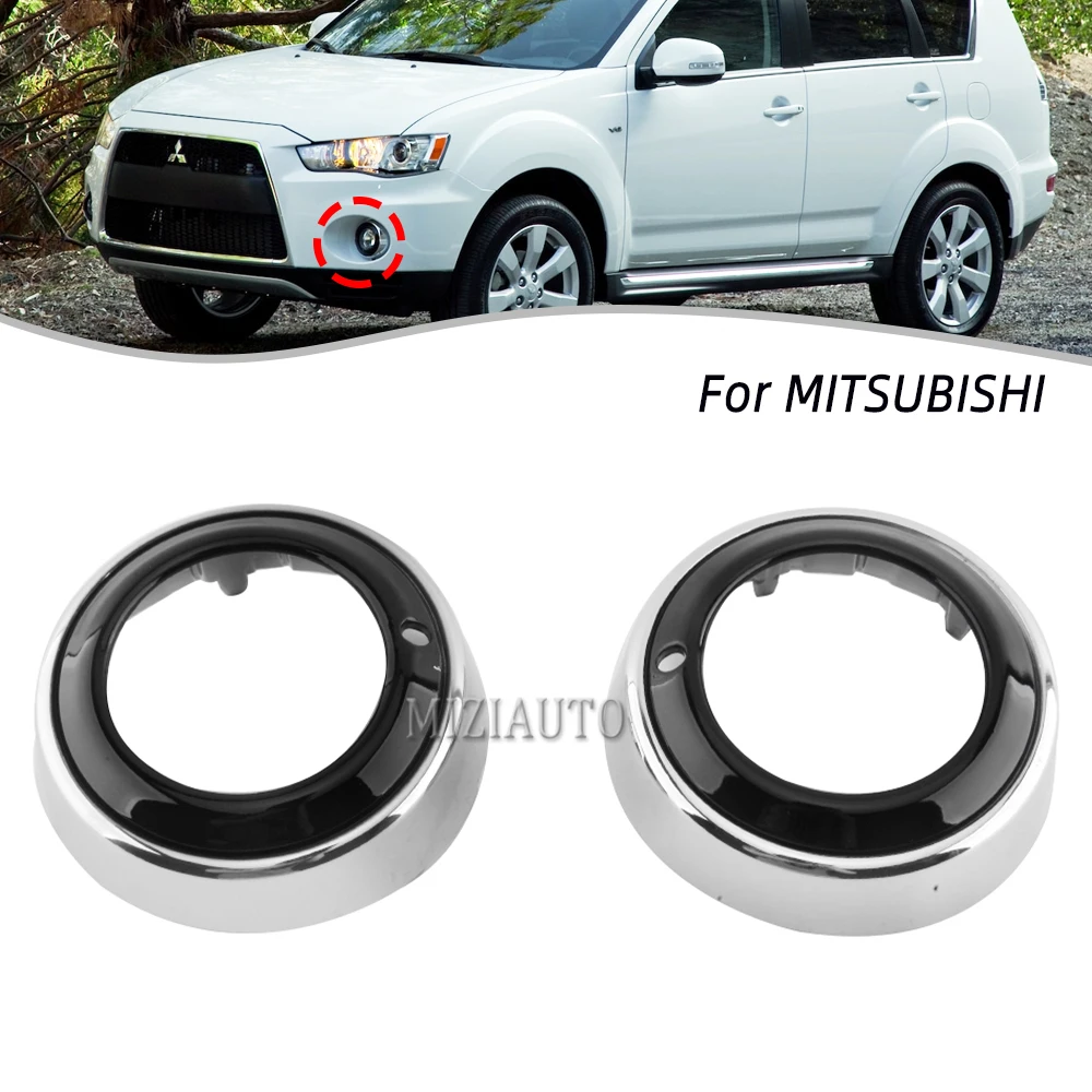 1-Pair-Fog-Light-Cover-for-Mitsubishi-Outlander-2008-2009-2010-2011 ...