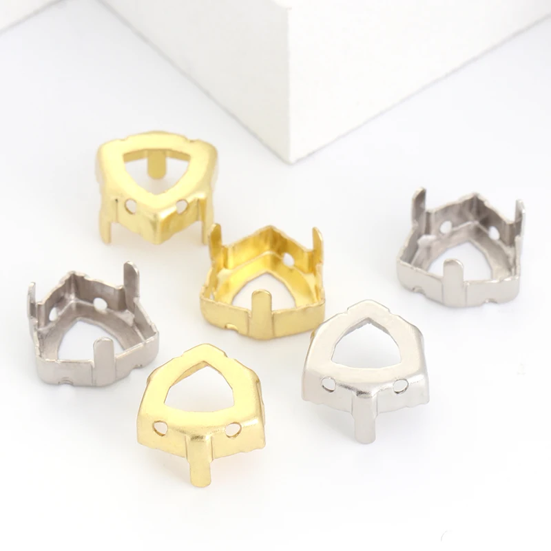 Rhinestones Claw Settings Golden Plating Thicken Copper Sewing On ...