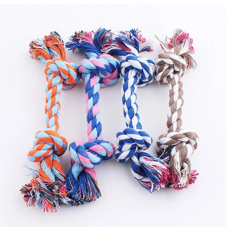 Double Festival Rope Style Dog Chew Toys Pet Cotton Rope Toys Puppy ...