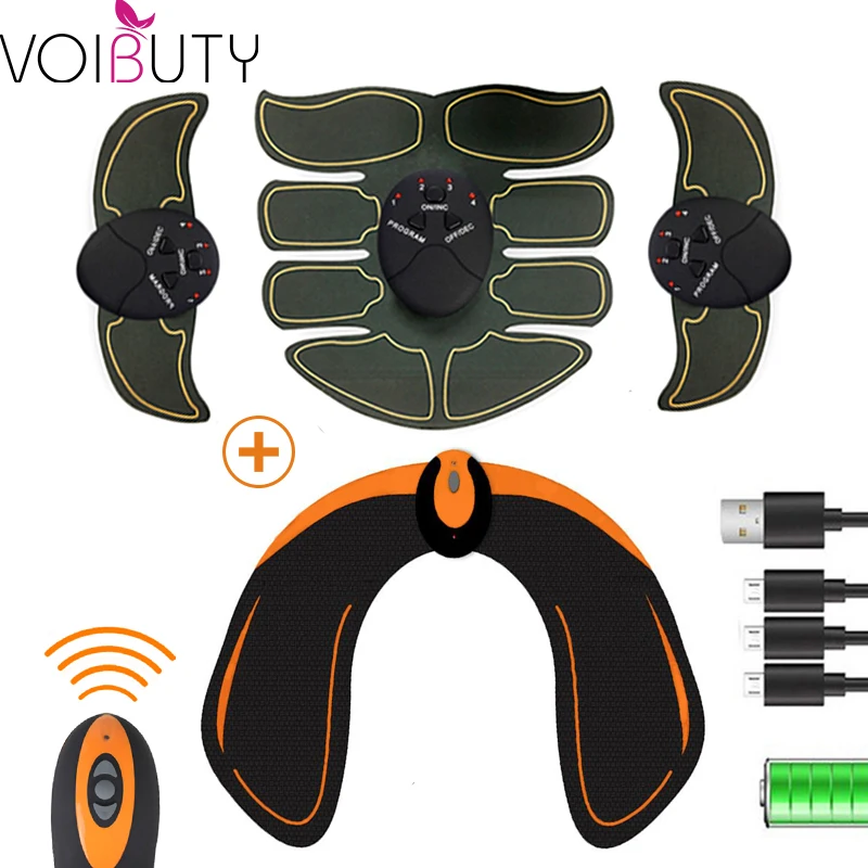 EMS-Hip-Abdomen-Trainer-Muscle-Vibrating-Exercise-Stimulate-Massager ...