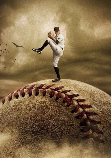 Baseball Diamond Art