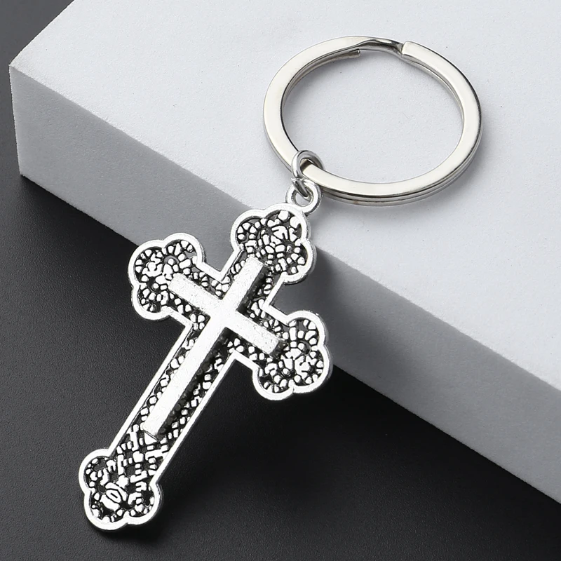 Cross-Keychain-Jesus-Key-Ring-Religious-Beliefs-Key-Chains-For-Women ...