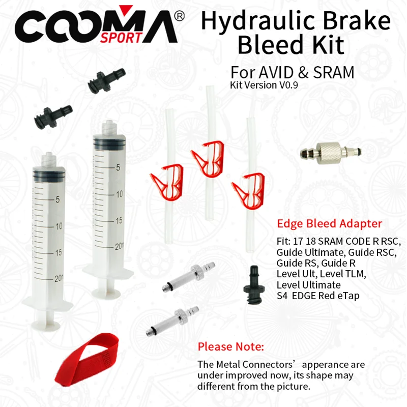 Bicycle-Hydraulic-Brake-Bleed-Kit-for-AVID-and-SRAM-S4-EDGE-Code-GUIDE ...