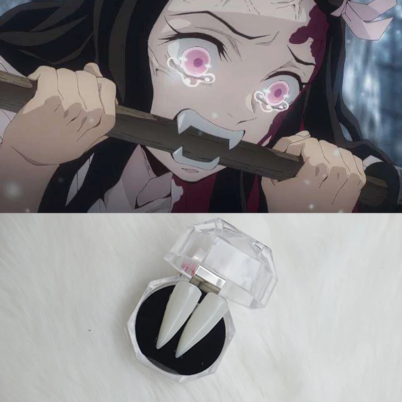 Demon-Slayer-Kamado-Nezuko-Cosplay-Teeth-Kimetsu-No-Yaiba-Vampire-Teeth ...