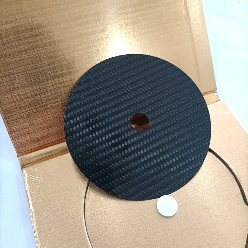 1PCSX HIFI Carbon Fiber CD DVD Stabilizer Mat Top Tray Player Turntable ...