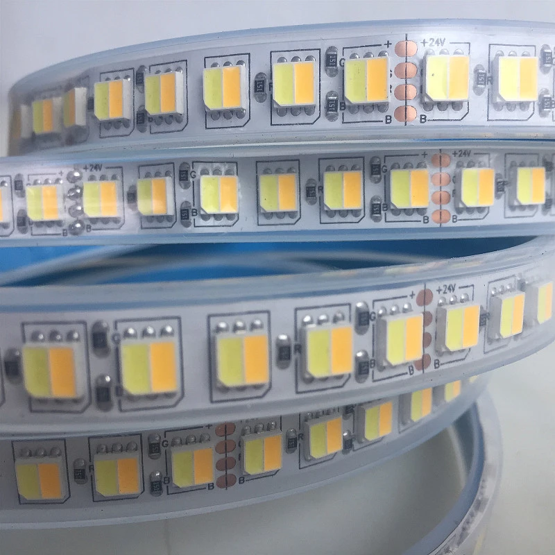 Cct Led Strip Dual White Warm White & White 2 In 1 Chip 5050/5025 Led ...