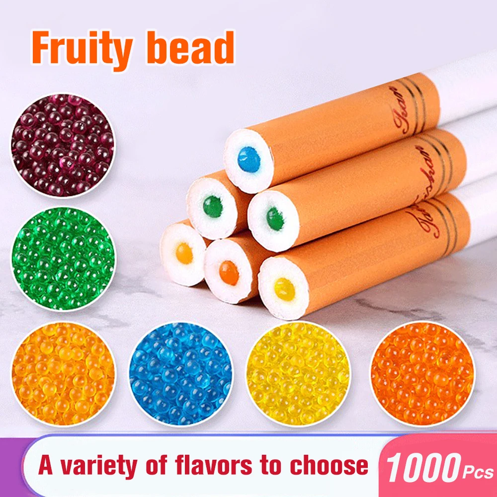 1000Pcs Mixed Fruit Flavor Ice Mint Beads Menthol Capsule Explosion ...