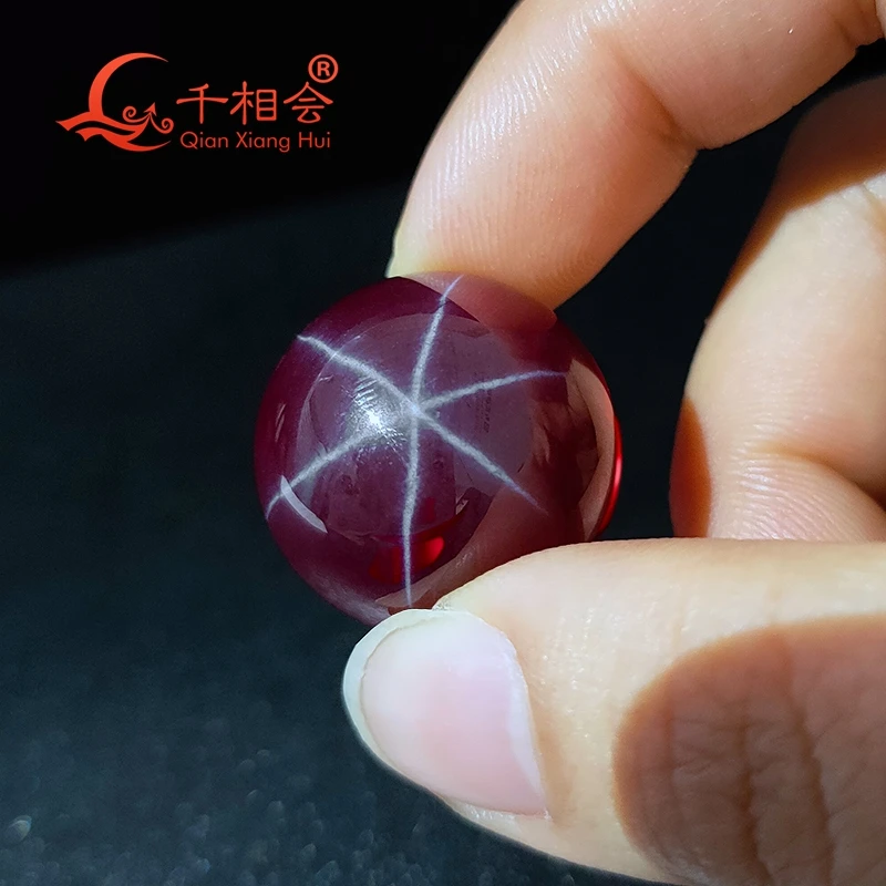 Corundum Gemstones Star Ruby Cabochon