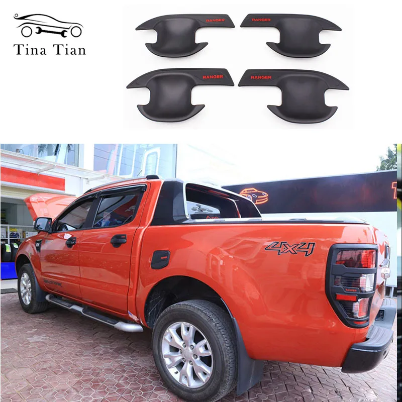 For-Ford-Ranger-2012-2020-Door-Protective-Door-Insert-Bowl-Handle-Cover ...