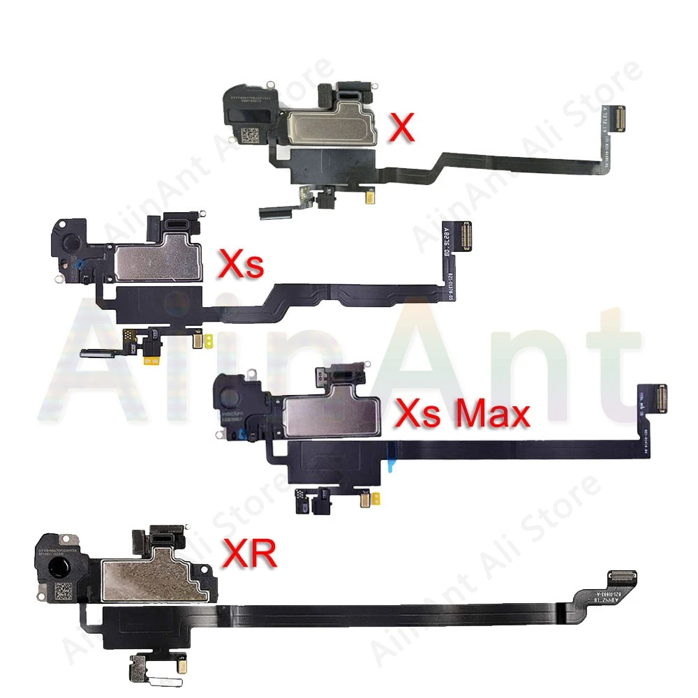 Original Ear Earpiece Flex For Iphone X Xs Max Xr Proximity Light ...