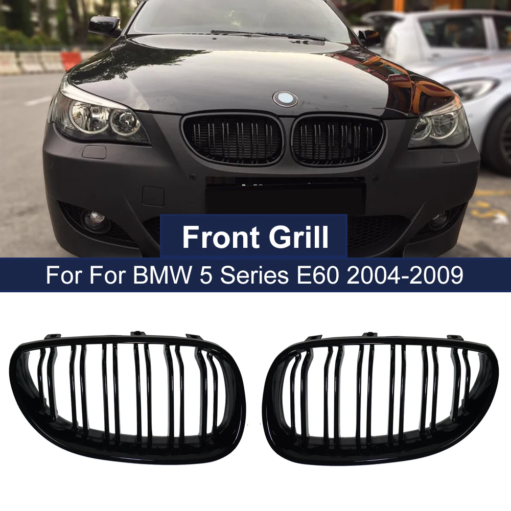 Car Front Kidney Grilles Racing Grill For Bmw E60 E61 5 Series M5 520i ...
