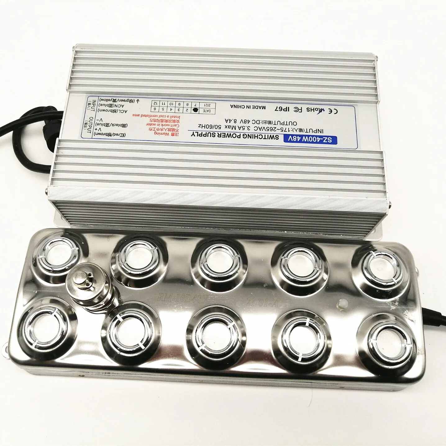 식물 및 버섯용 방수 전원 공급 장치 포함 전기 가습기, DC48V, 5000 ML/H, 10 헤드, 220V, 400W|가습기 ...