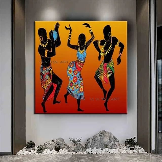 Abstract Paintings Of People Dancing