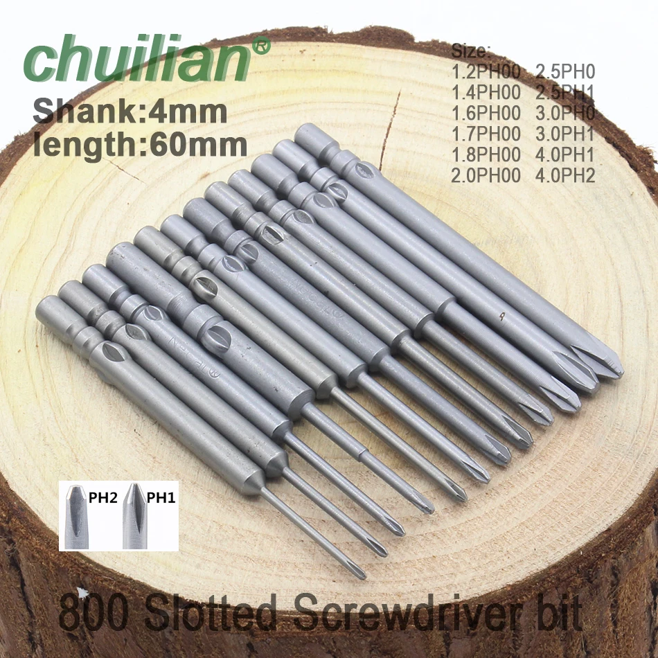 1Pcs 60mm long 800 Magnetic Round Shank Phillips Cross Head Screwdriver ...
