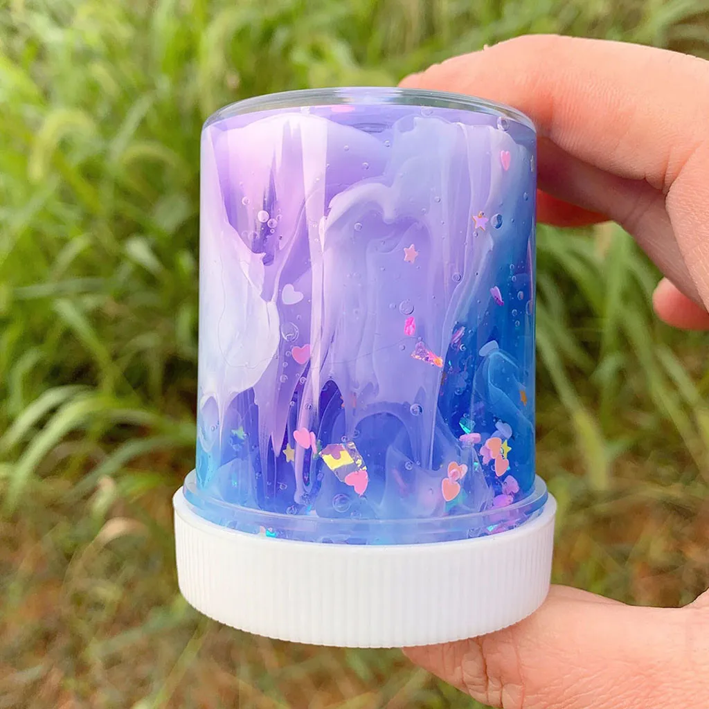 Нетоксичный прозрачный слизи милый жемчуг дети рельеф стресс ...